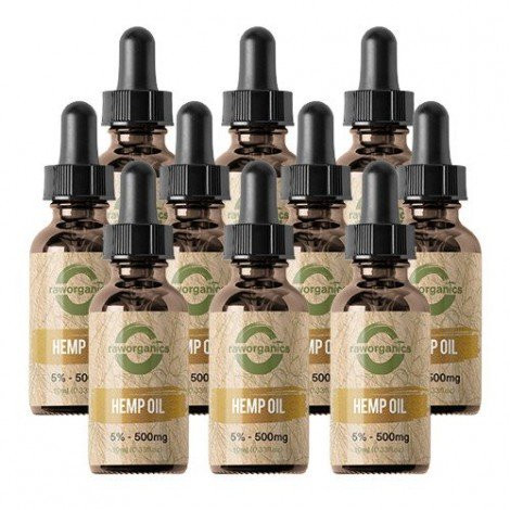 CBD olja (5% / 500mg CBD) - Raw Organics S.L